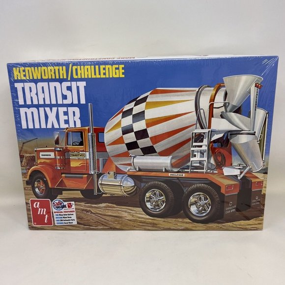 Amt | Toys | Amt Kenworth Challenge Transit Cement Mixer 25 Scale Model ...
